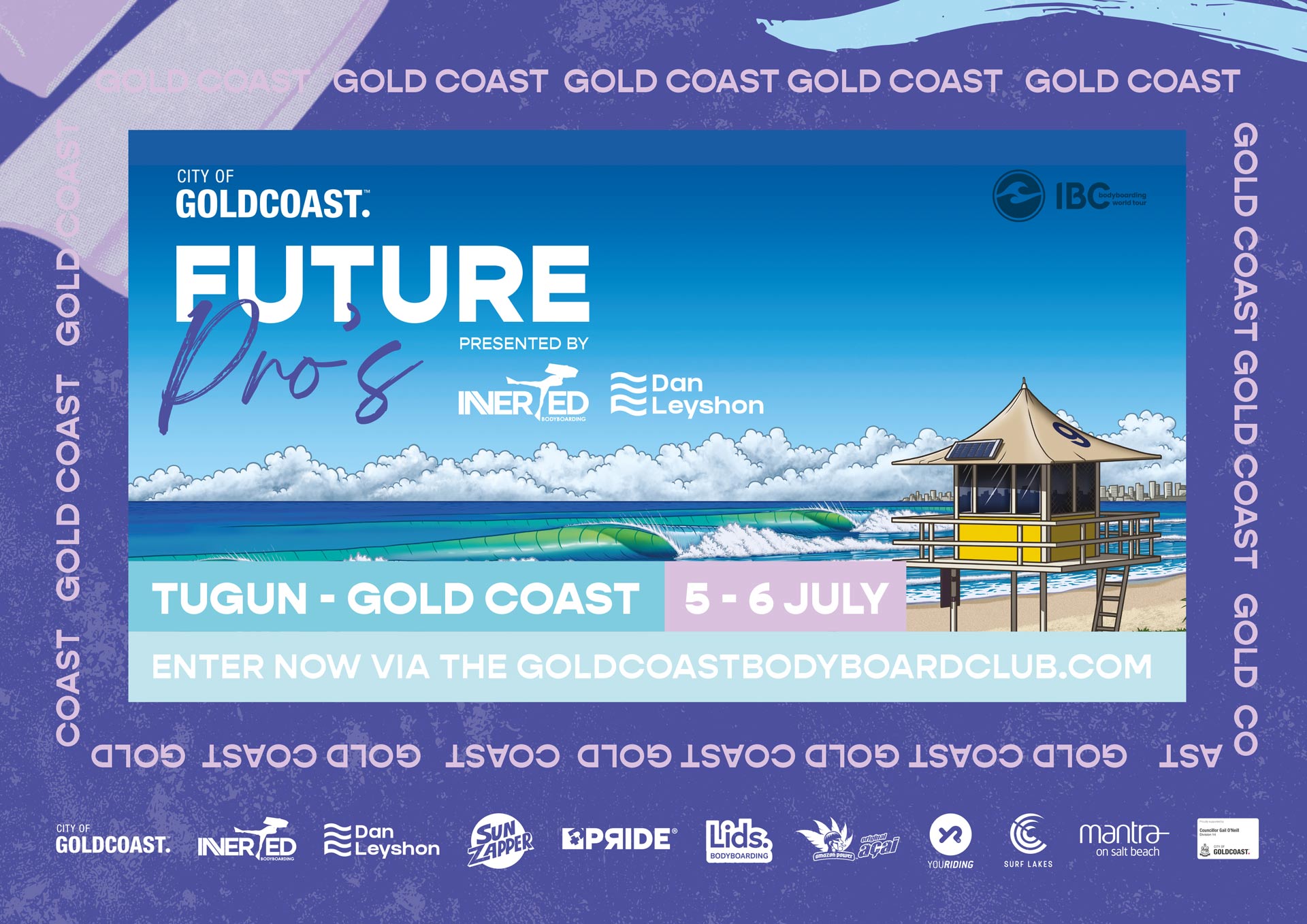City of Gold Coast Future Pro’s 2025 Presented by Inverted Bodyboarding and Dan Leyshon
