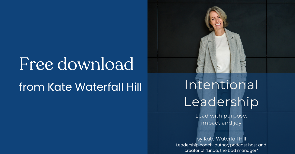 Intentional Leadership Guide | Kate Waterfall Hill
