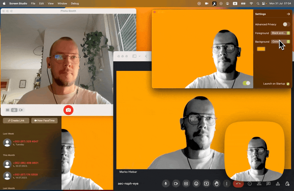 Xamera Camera Webcam Effects and Filters for Online Meetings