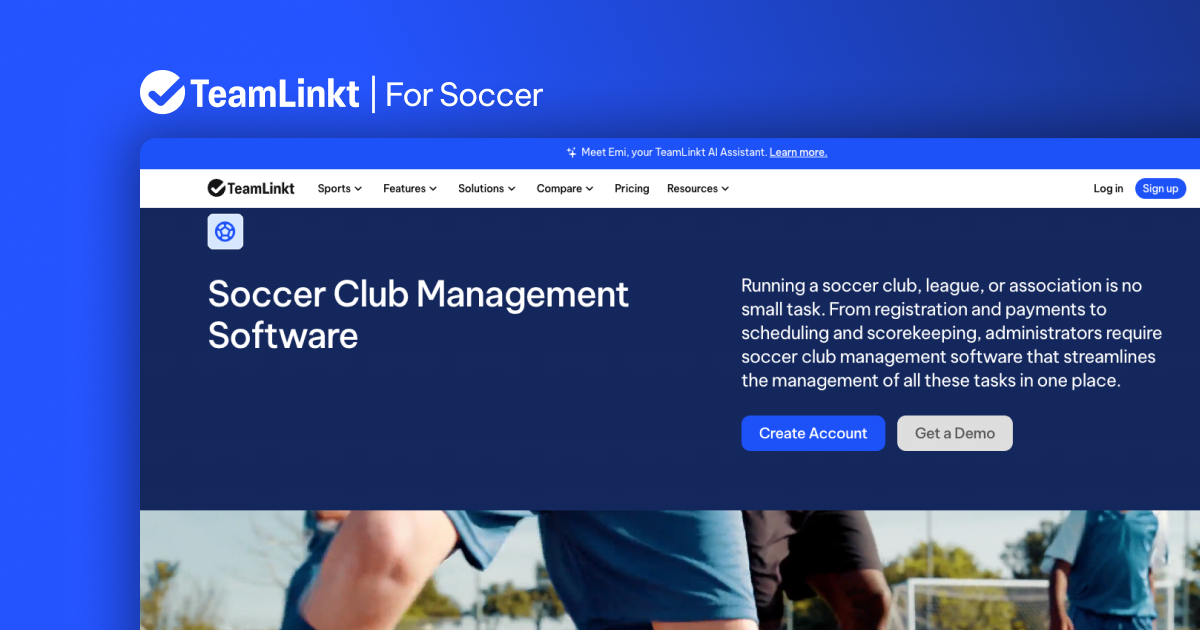 Soccer Club Management Software | TeamLinkt