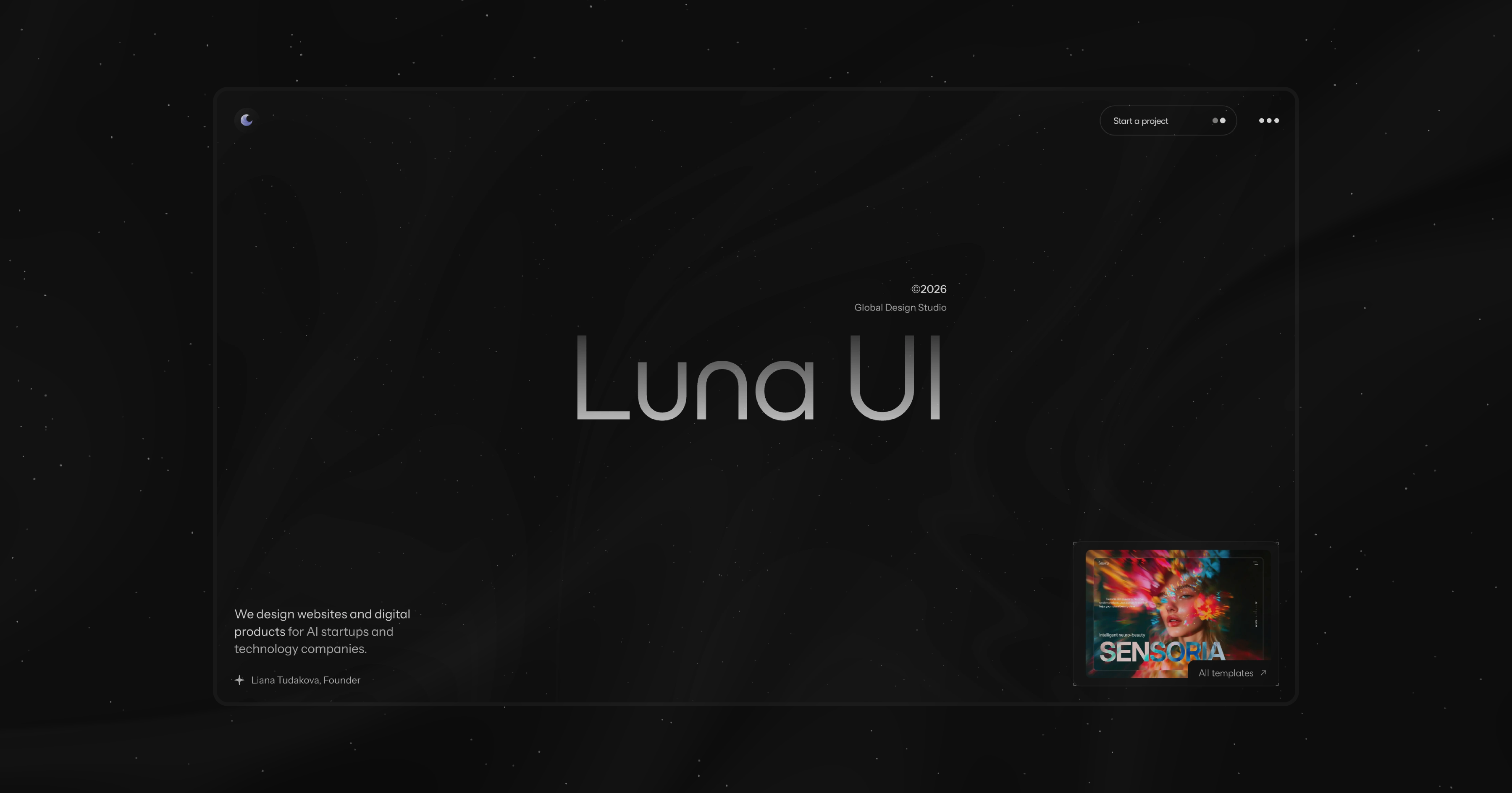 Luna UI — Design Studio