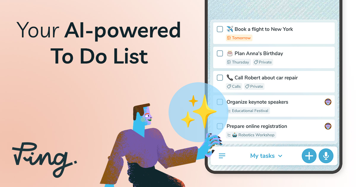 Ping: AI-Powered To Do List