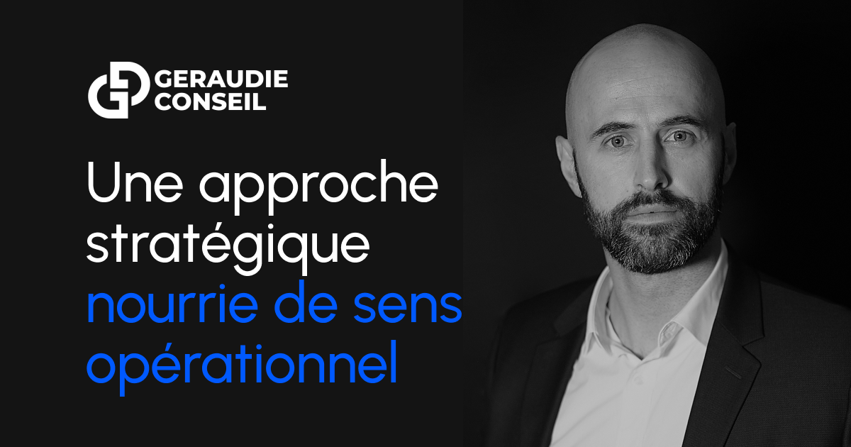 GERAUDIE CONSEIL - Une approche stratégique nourrie de sens opérationnel