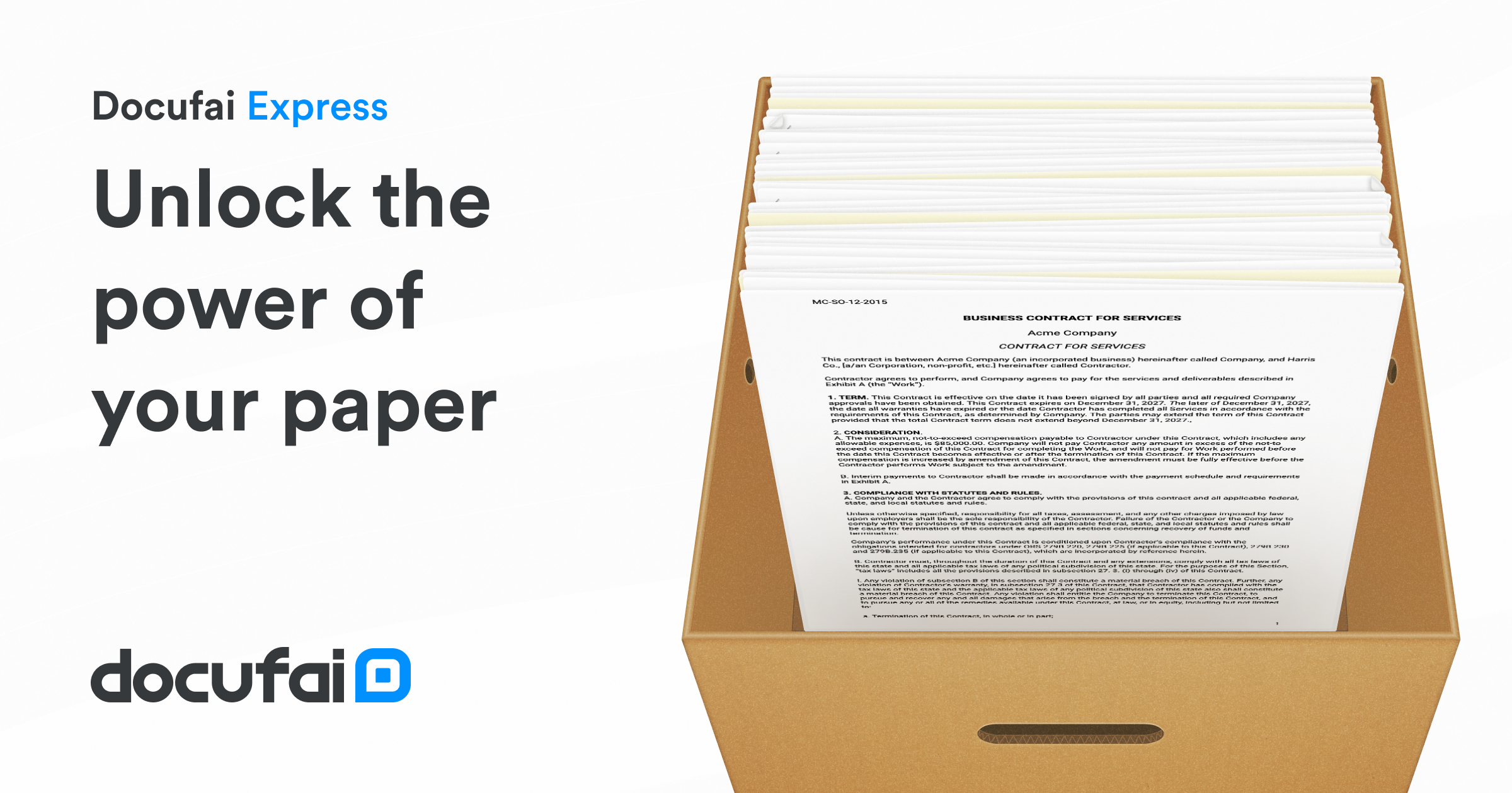 Docufai Express - Unlock the power of your paper