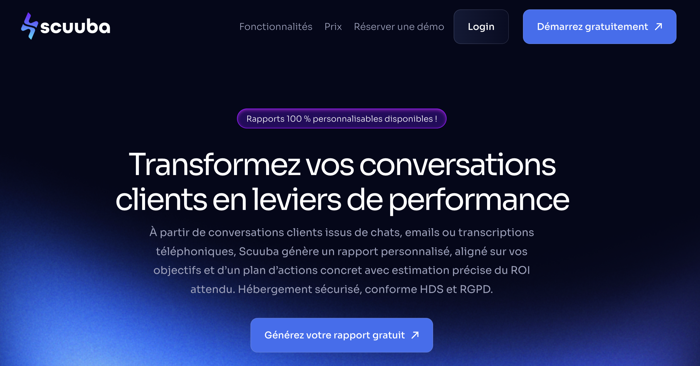 Scuuba - Customer Experience Reports From Raw Conversations