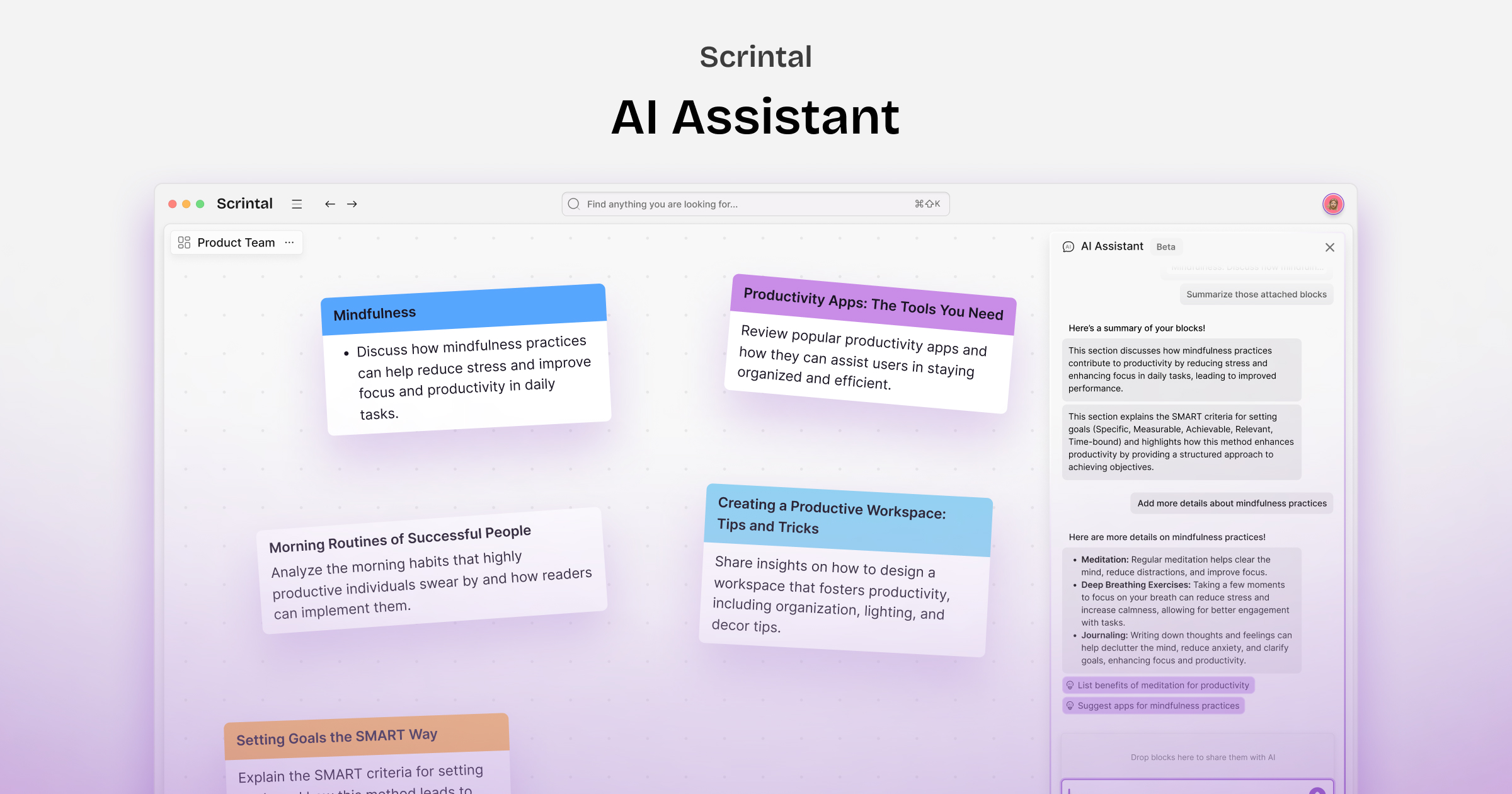 Scrintal - Visual Note-Taking & Research Made Easy