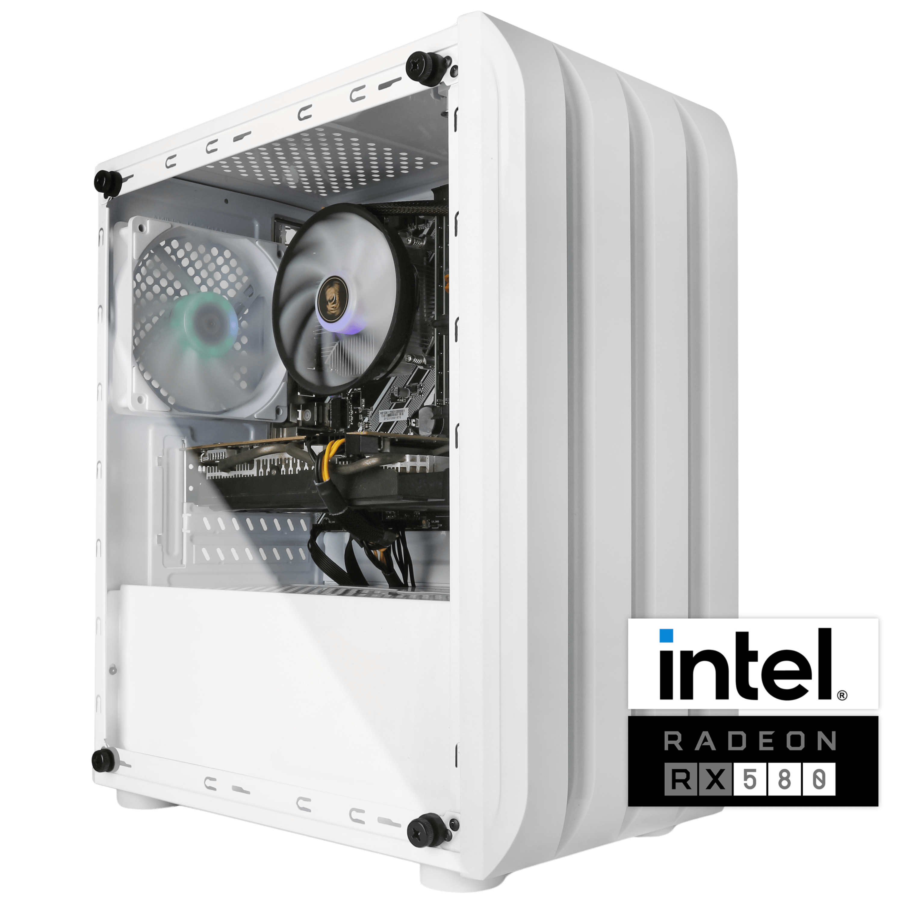 Blackout Eclipse: V1 White Build - Intel i7 - AMD RX 580 8GB