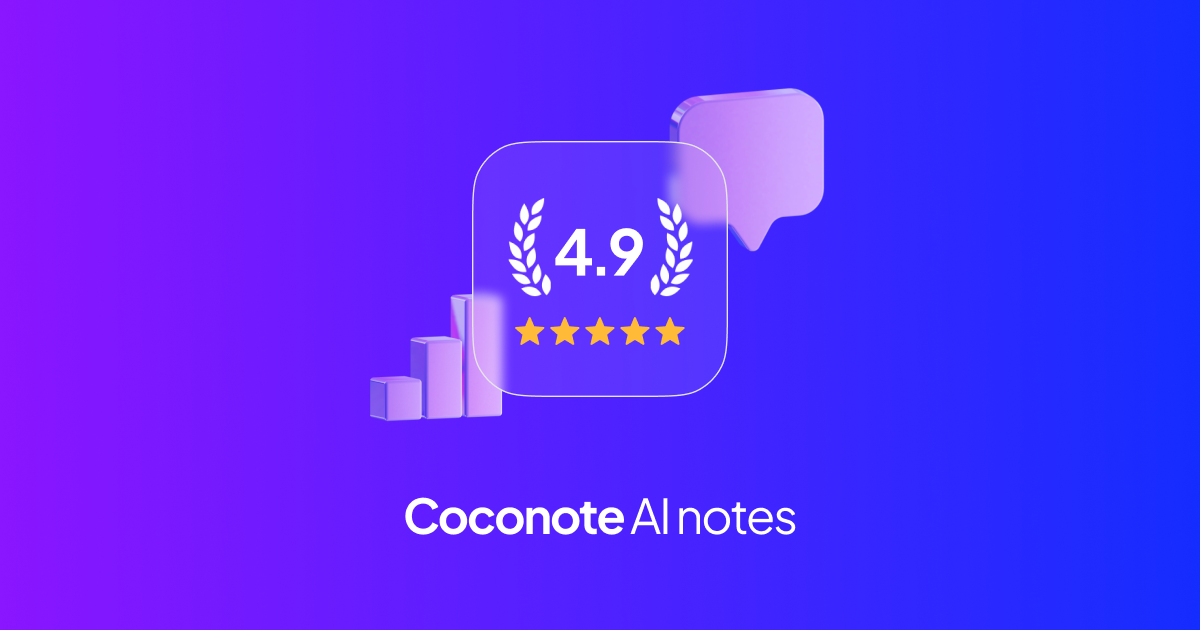 Coconote: The top rated AI note taker