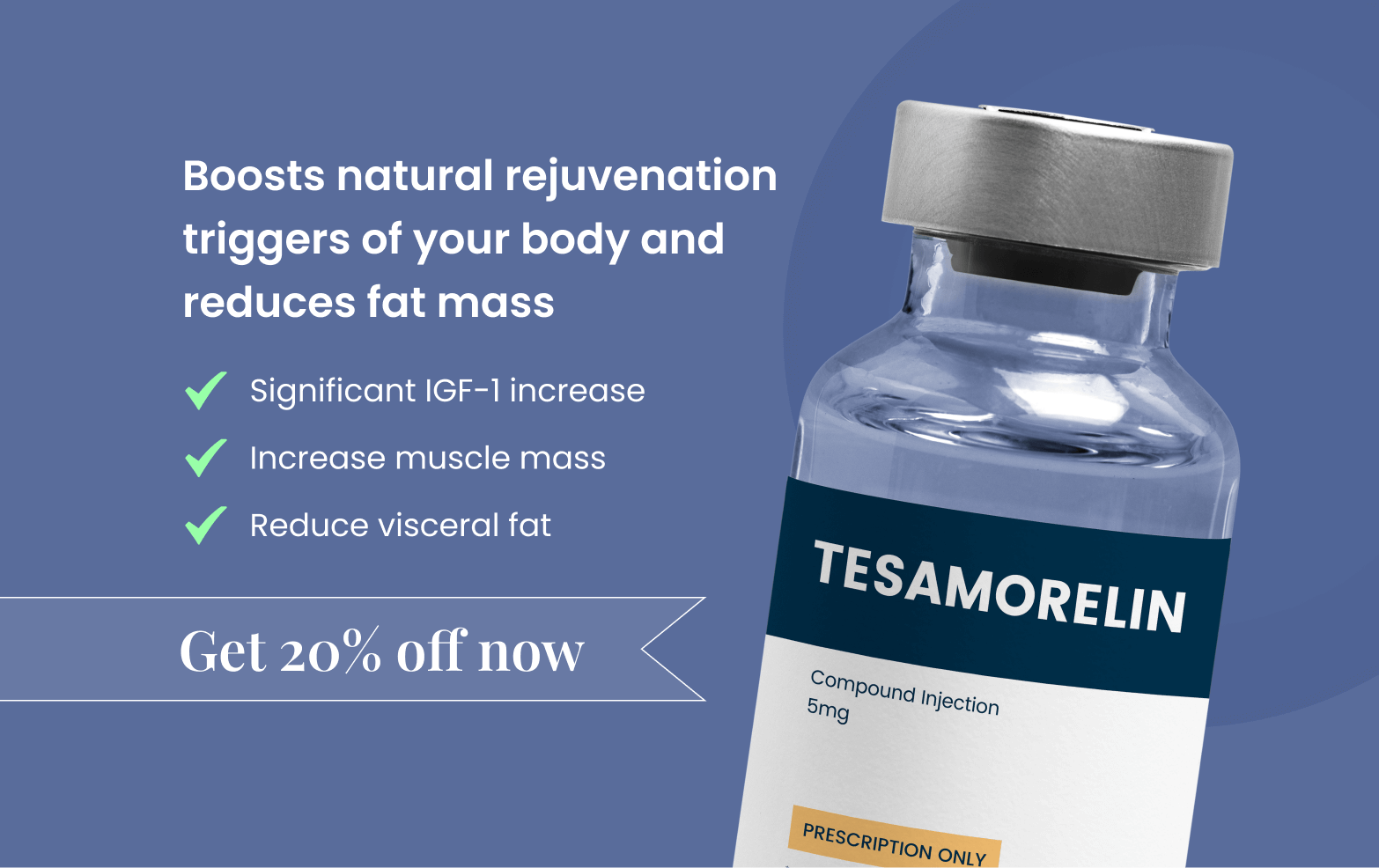 Tesamorelin Therapy: Boosts IGF-1 | Fat Reduction & Vitality | AgeMD