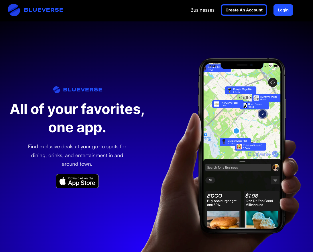 BlueVerse App | All of your favorites, one app.