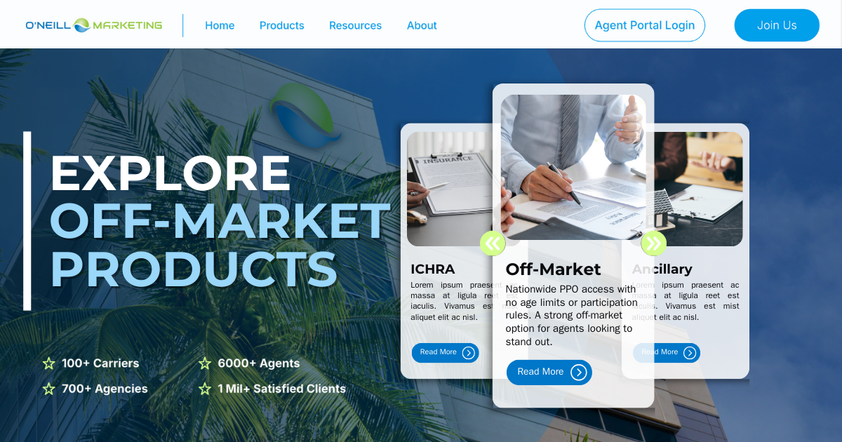 Off‑Market PPO Major Medical | O'Neill Marketing