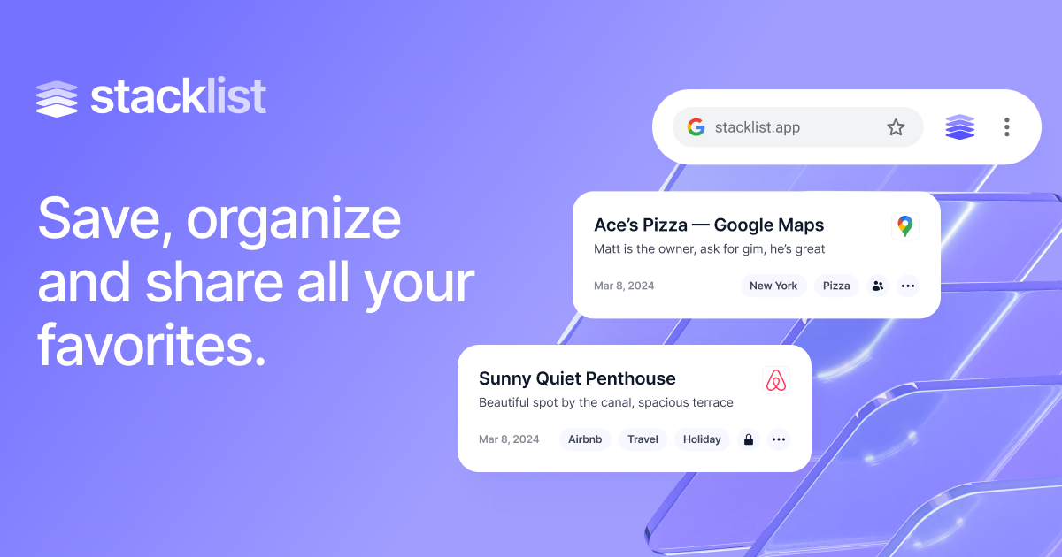 Stacklist | Building Stacklist - The Blog: Follow the journey of the Stacklist team.