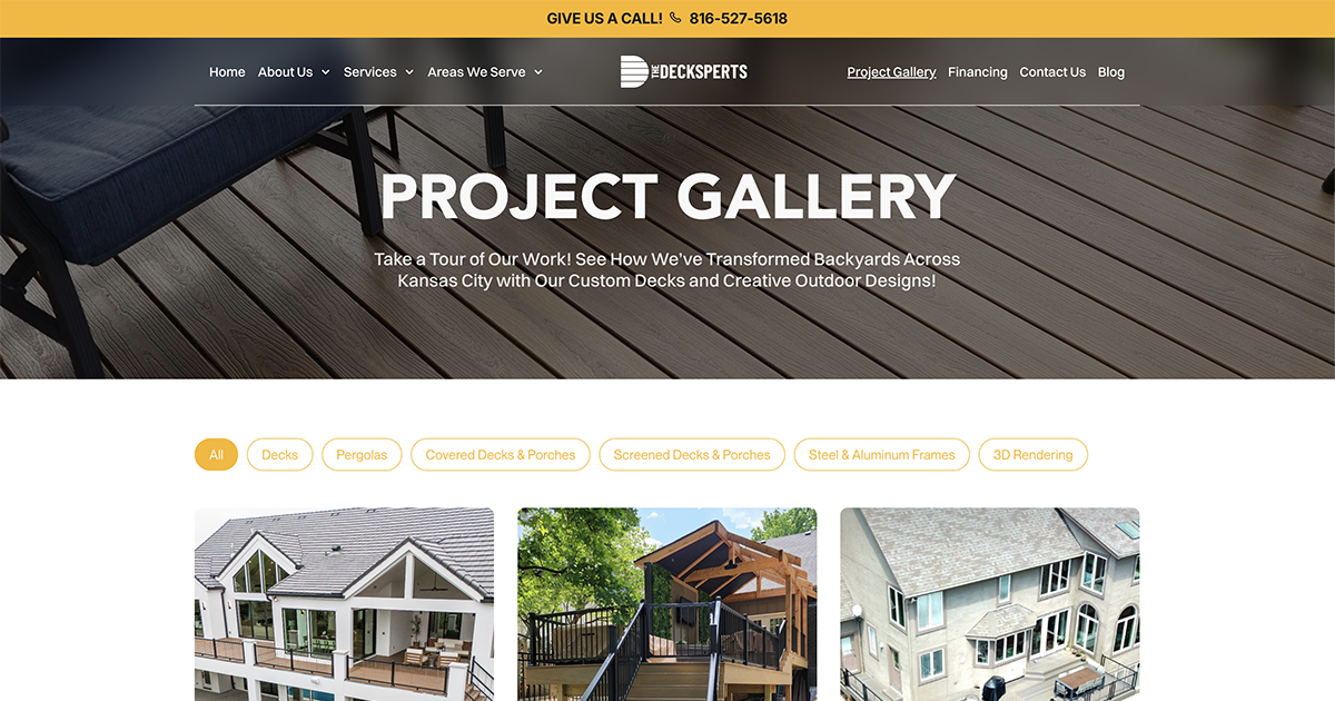 Stunning Deck & Patio Projects | The Decksperts KC Portfolio