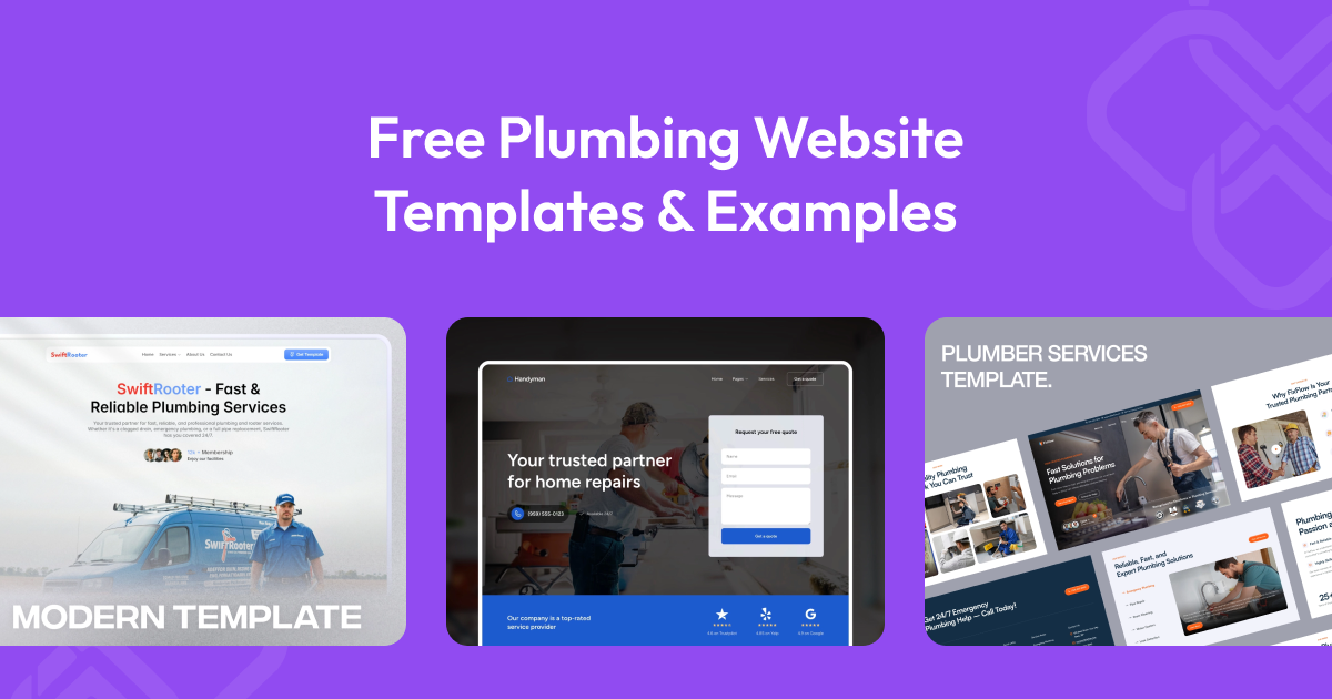 Free Plumbing Website Templates & Examples