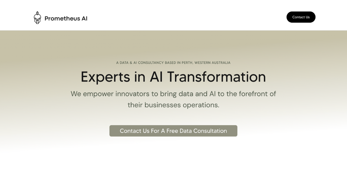 Home | Prometheus AI