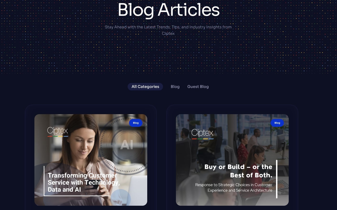 Ciptex Blog: Insights on Cloud Communication and Innovation