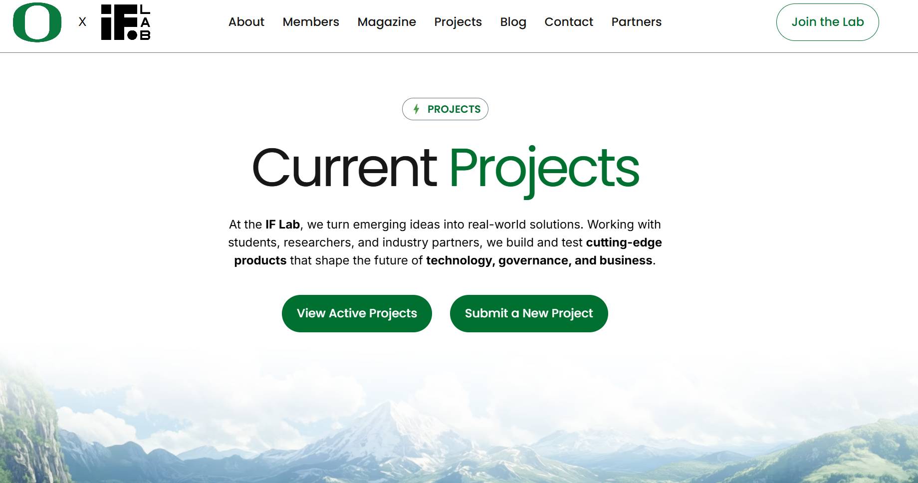 Projects | University of Oregon IF Lab