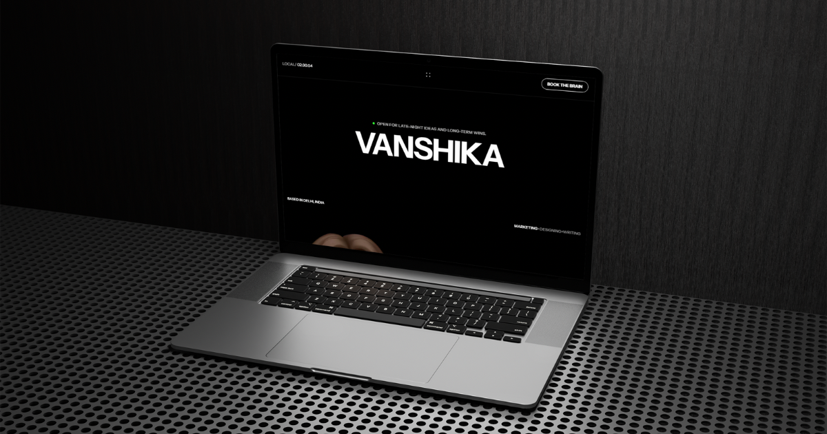 Vanshika- Portfolio