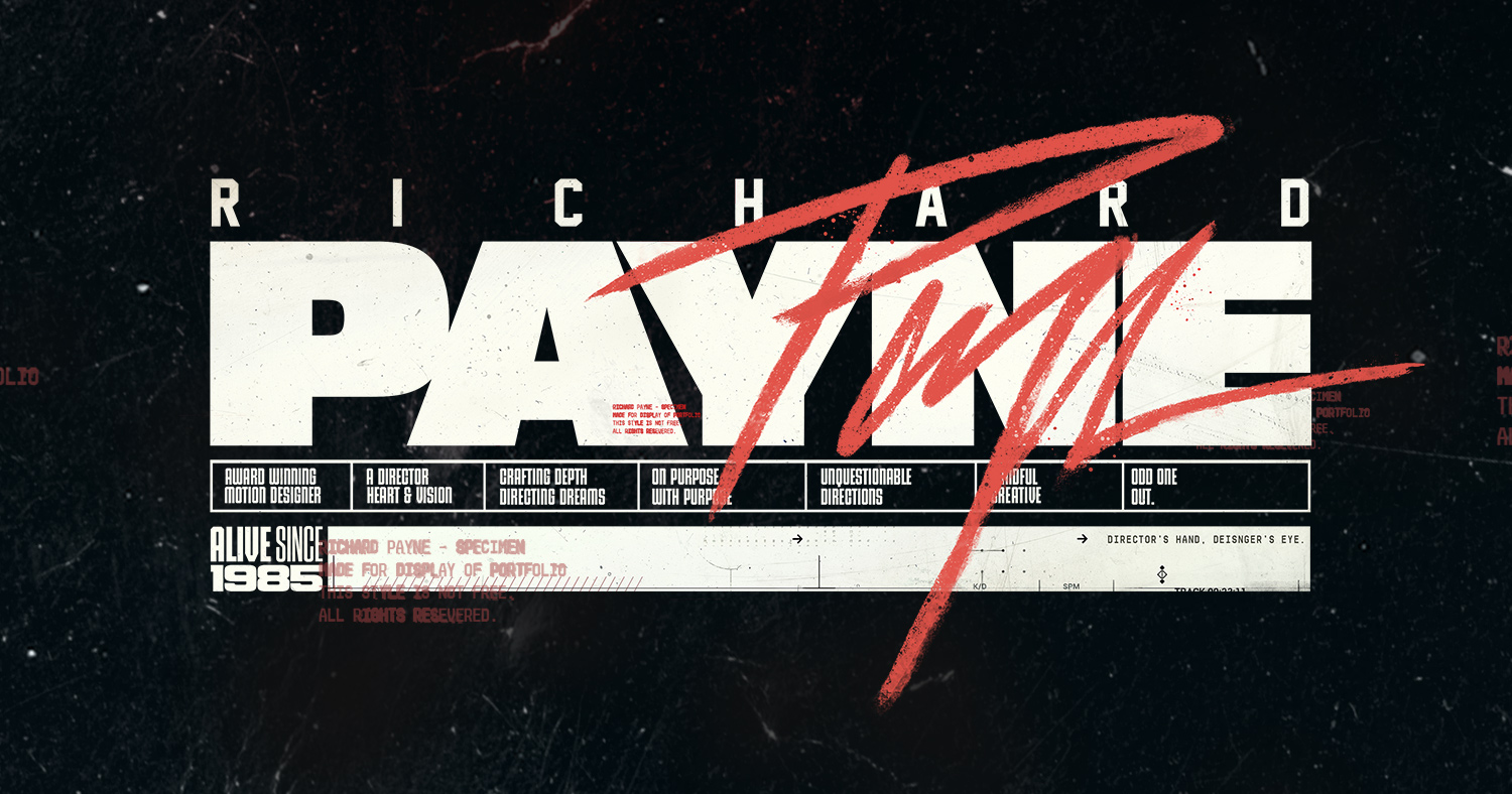 Award-Winning Director | Richard Payne
