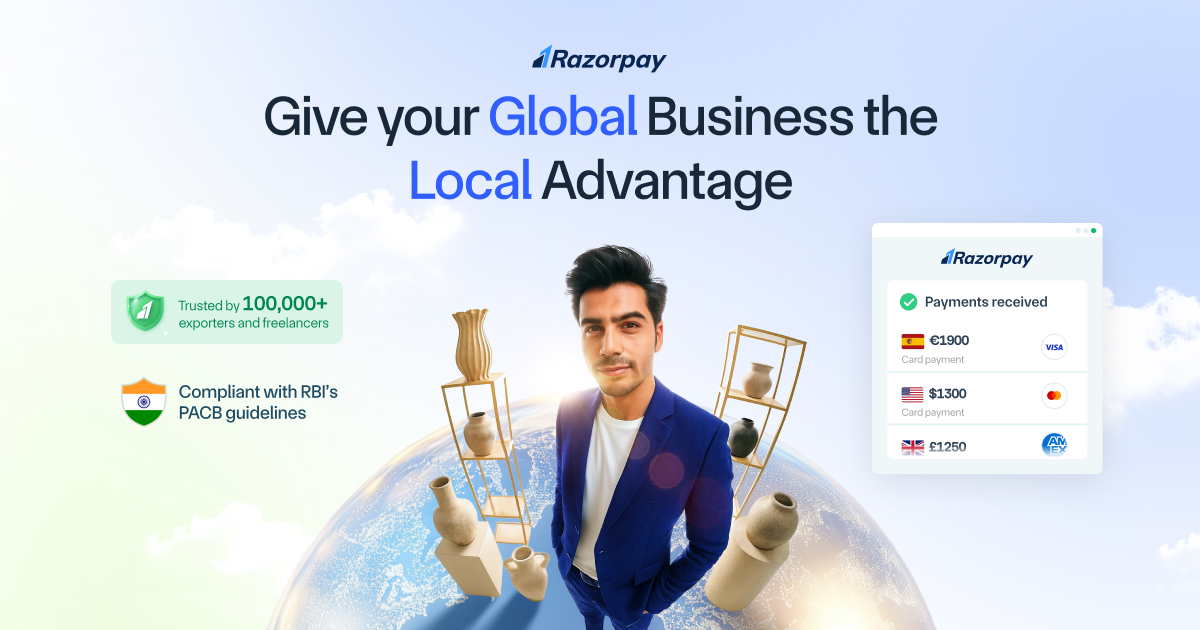 Accept International Card Payments | Razorpay