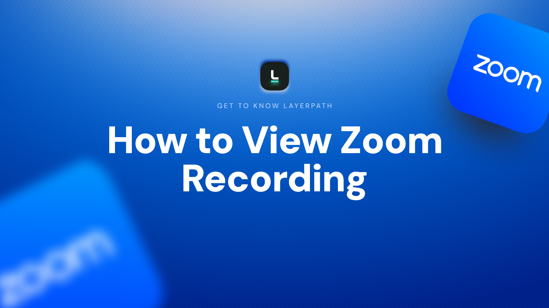 How to View Zoom Recording