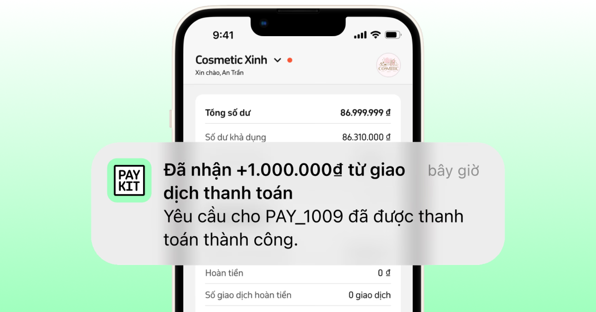 Link thanh toán | Paykit