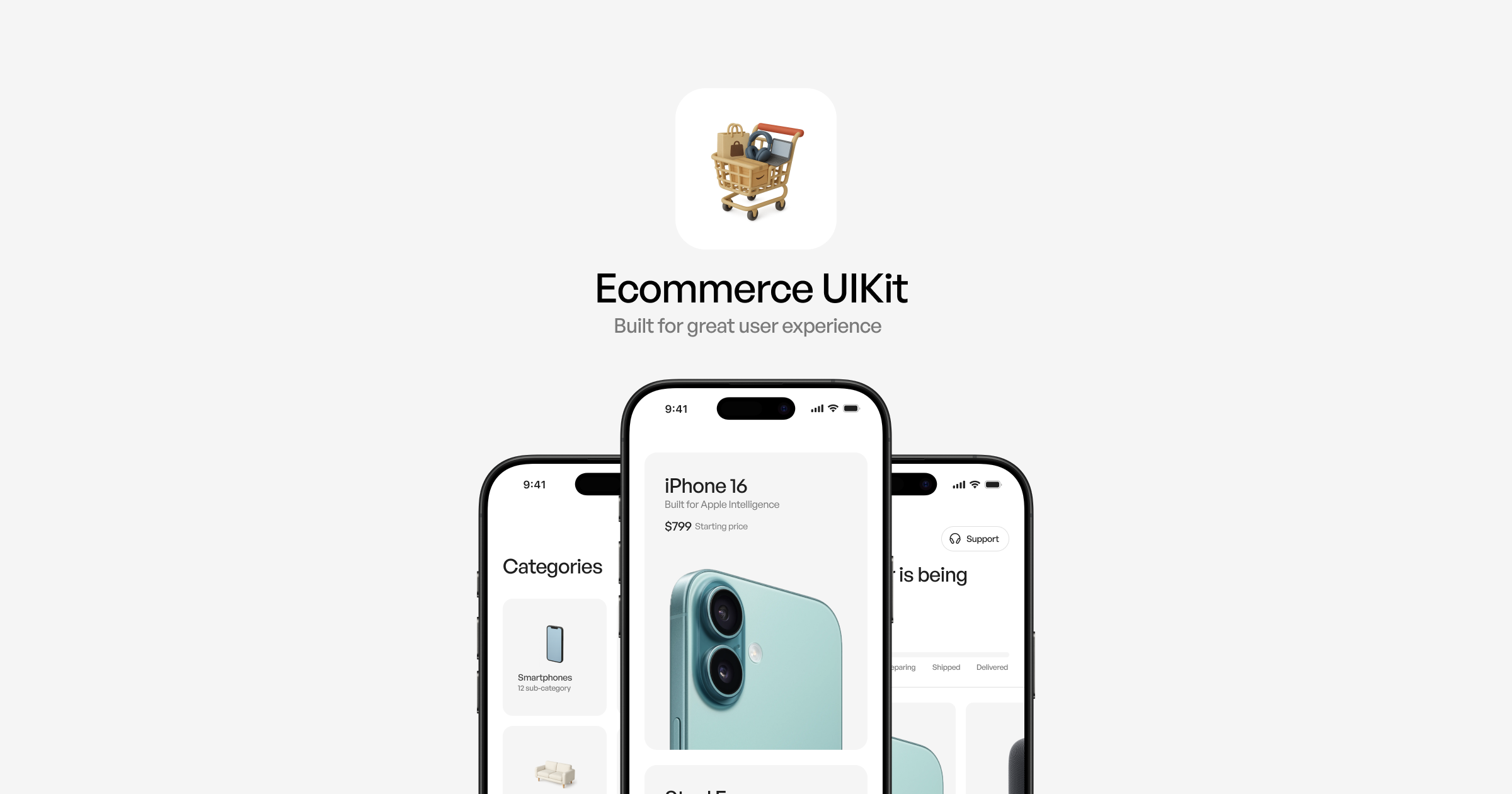 Ecommerce App Figma UI Kit - Sigma