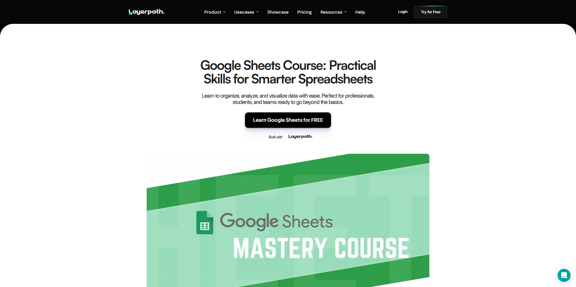 Google Sheets Course: Practical Skills - Free Course by Layerpath