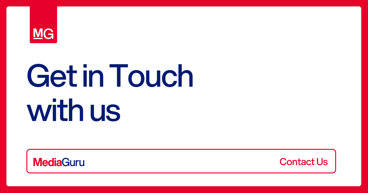 Contact MediaGuru for Creative Media Solutions