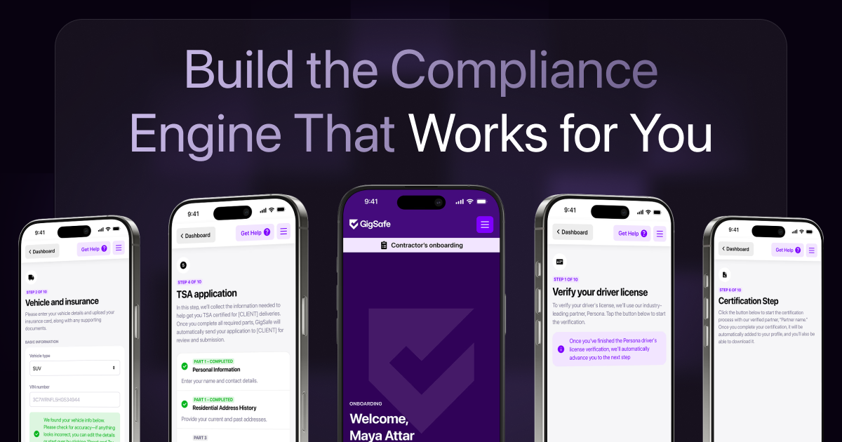 GigSafe | Custom Compliance Engine for Logistics
