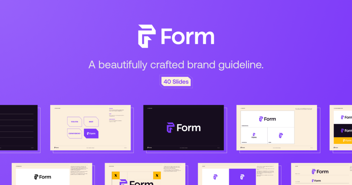Form Brand Styleguide Template