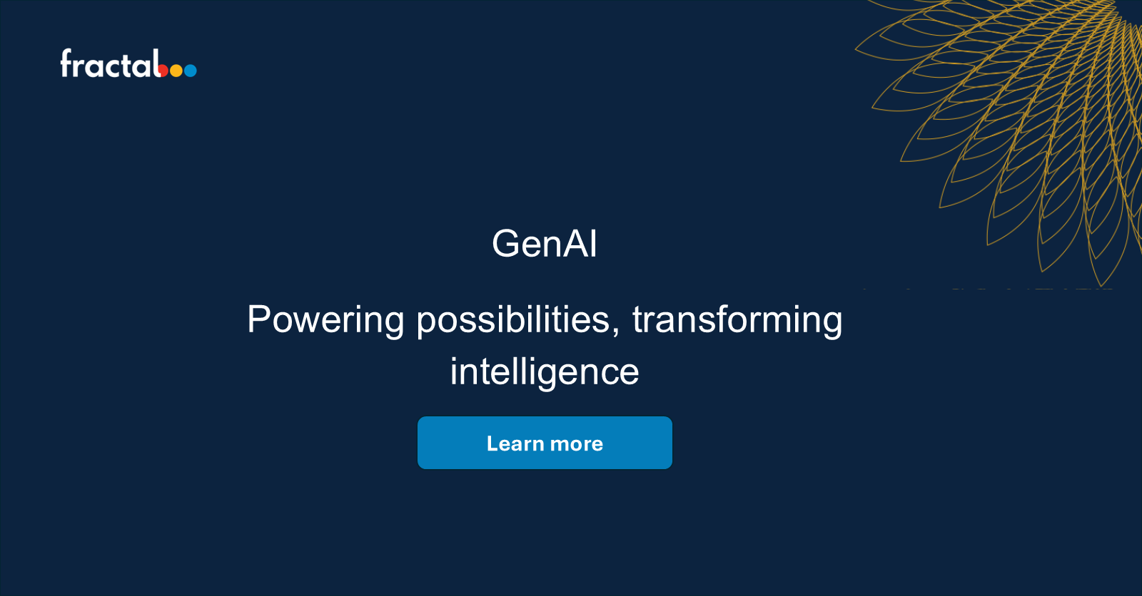GenAI solutions, platforms and products by Fractal