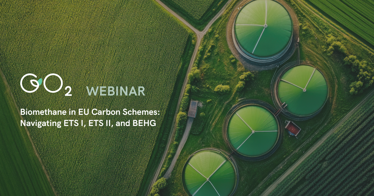 GO2 Webinar | Biomethane in EU Carbon Schemes