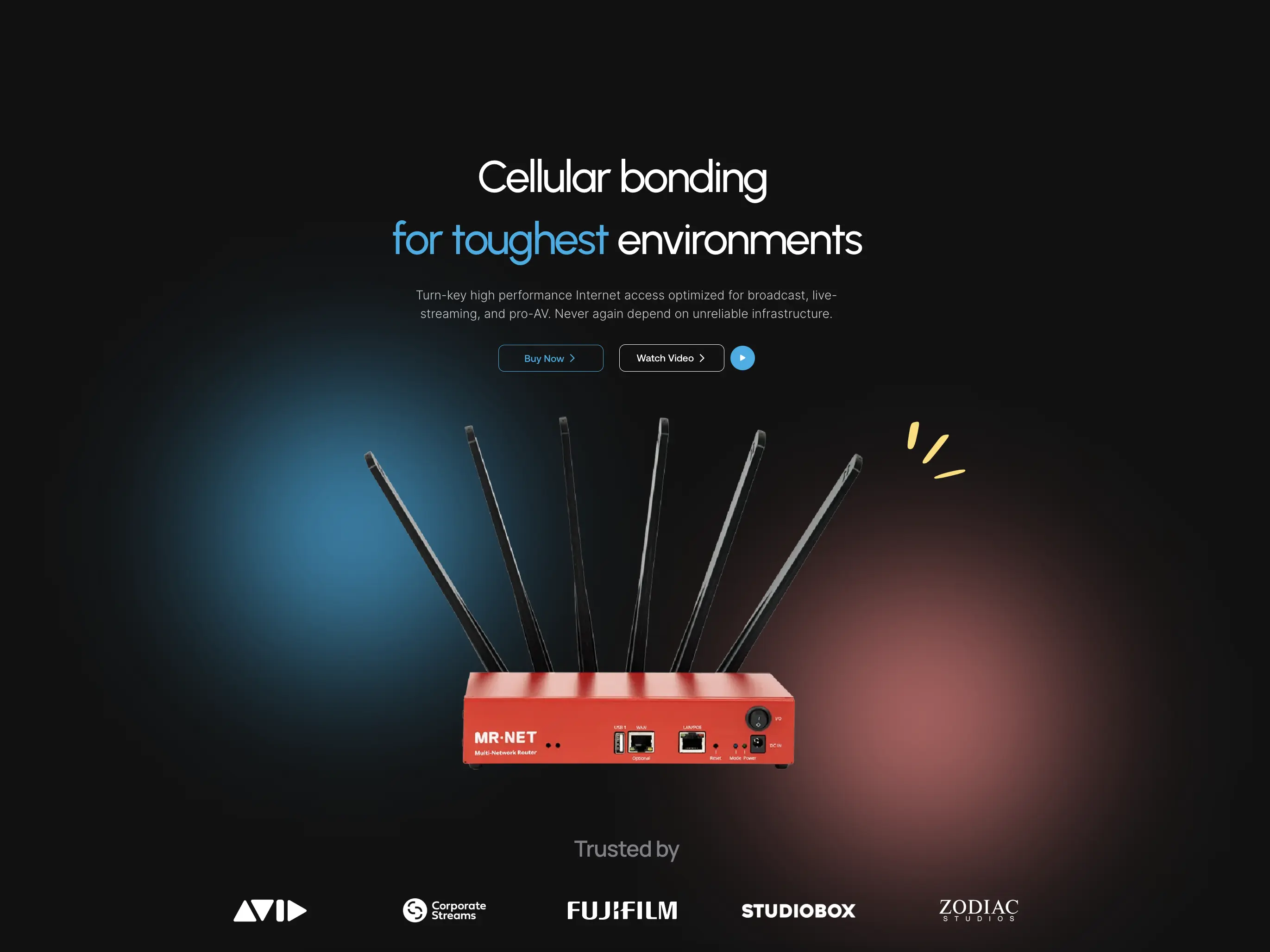 MR·NET - Cellular bonding for live-events