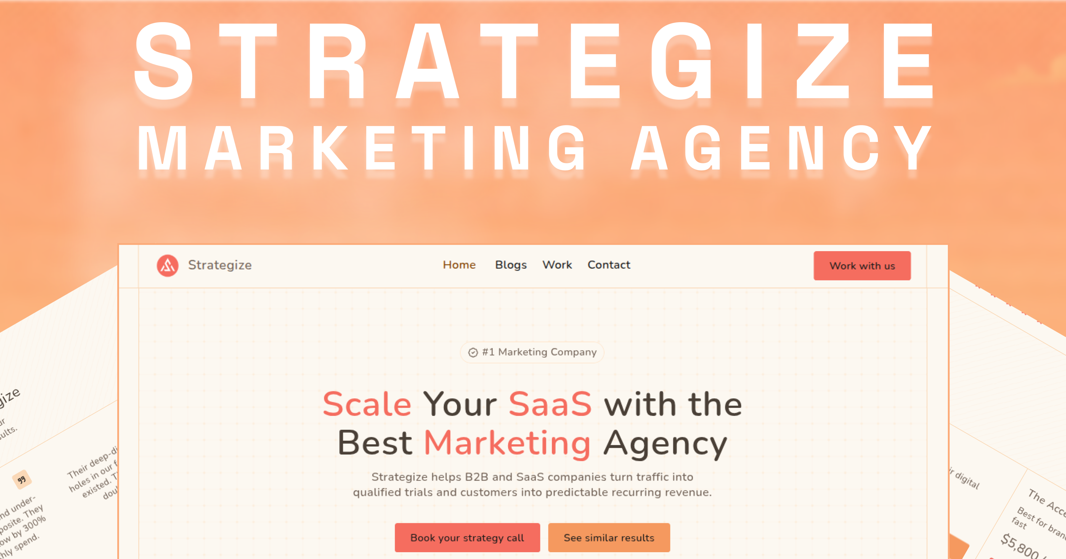 Strategize – Premium Marketing Agency Framer Template 2026