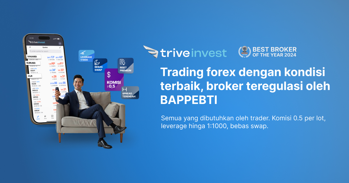 Broker Forex Terbaik Indonesia Teregulasi Resmi BAPPEBTI - Trive Invest