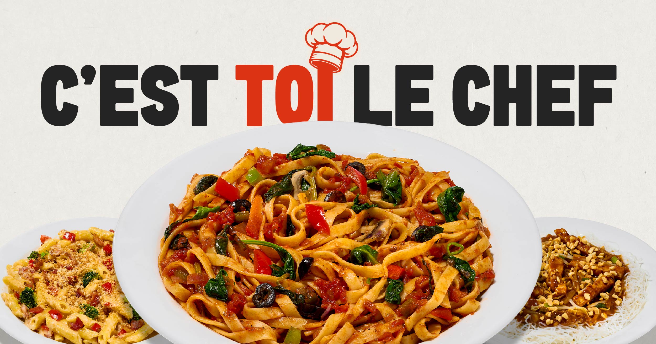Crée ton Plat – Menu Mia Pasta
