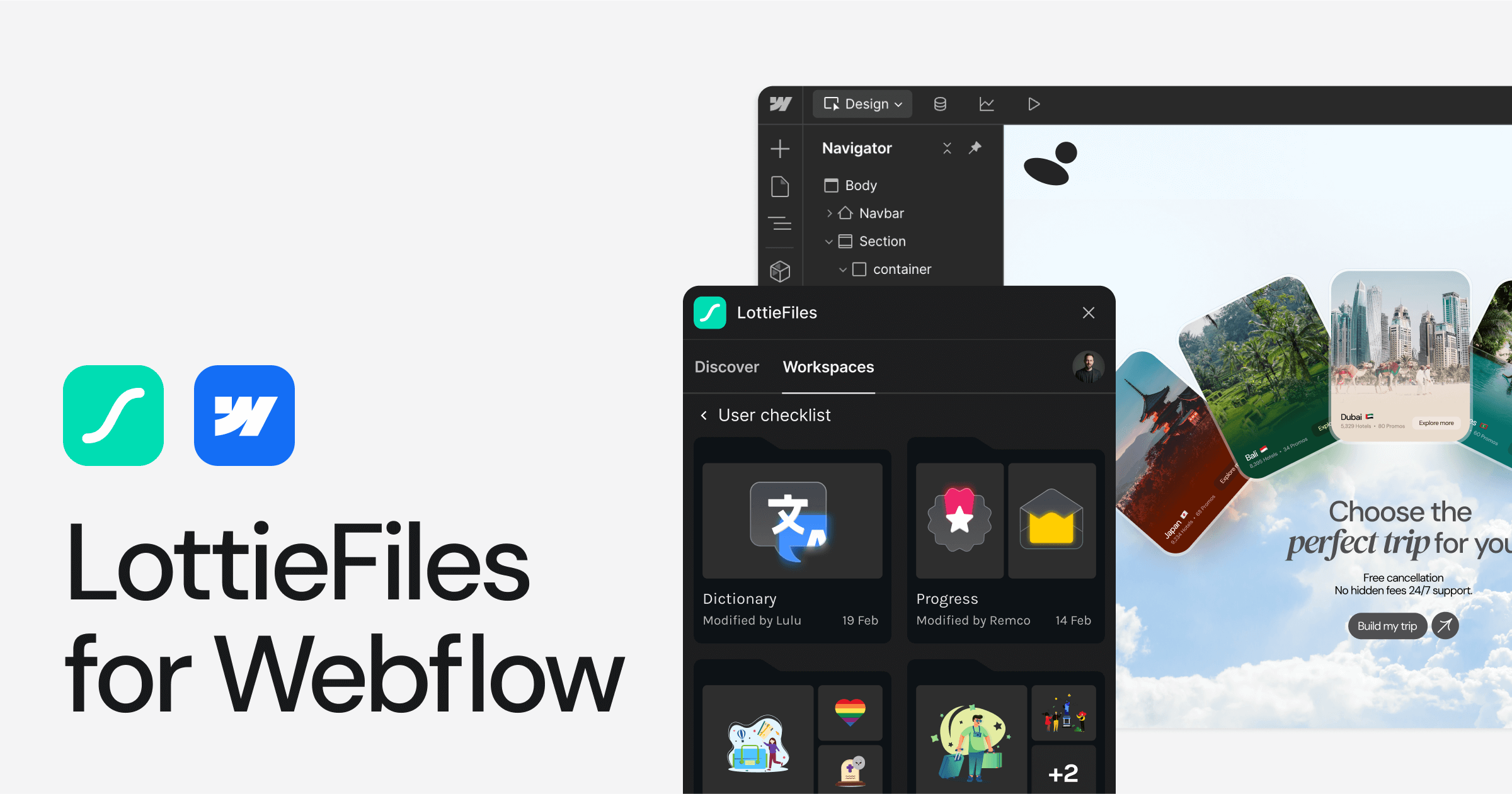 LottieFiles for Webflow: Integrate Webflow with Lottie animations | LottieFiles