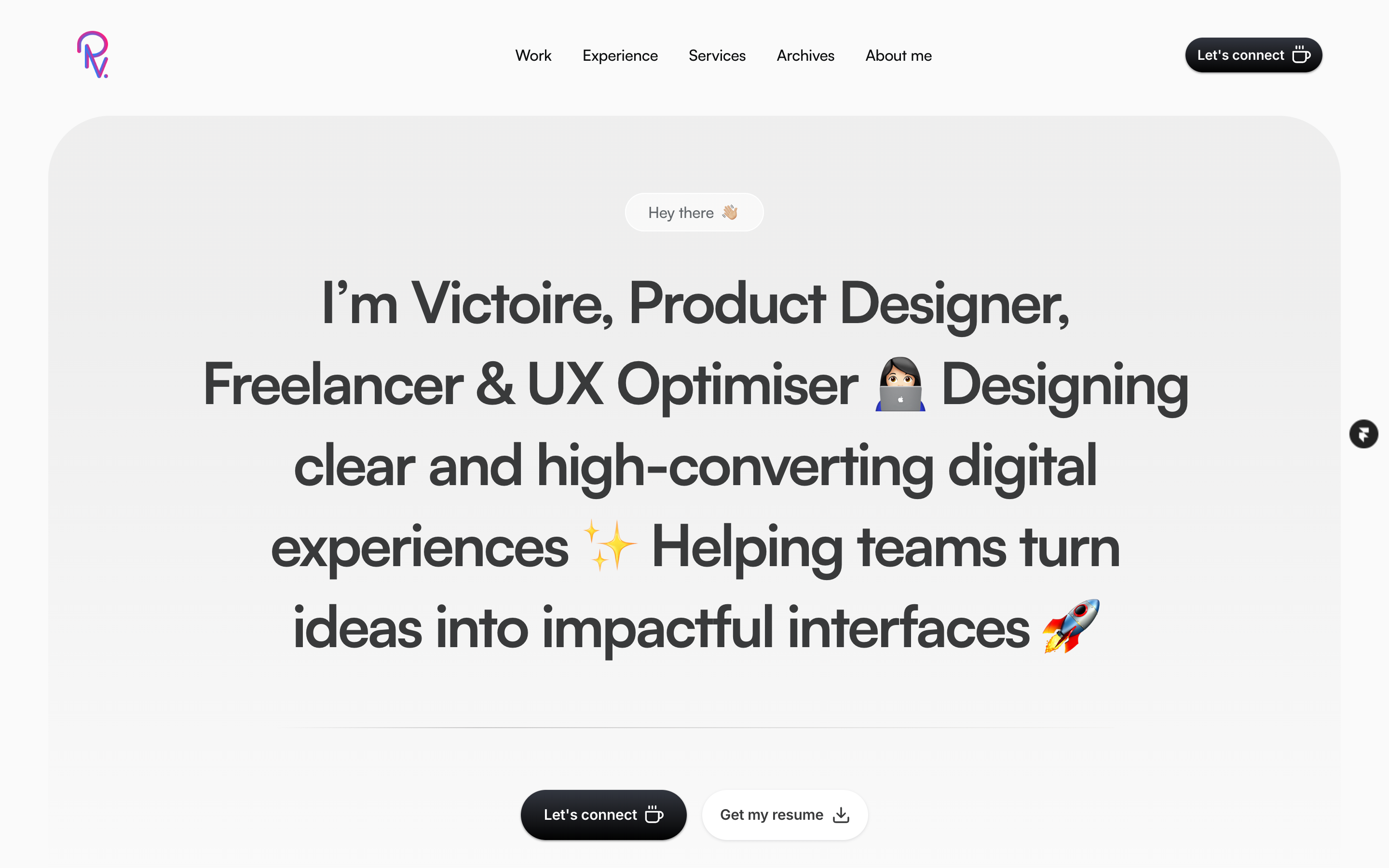 Victoire Reynard - Product Designer