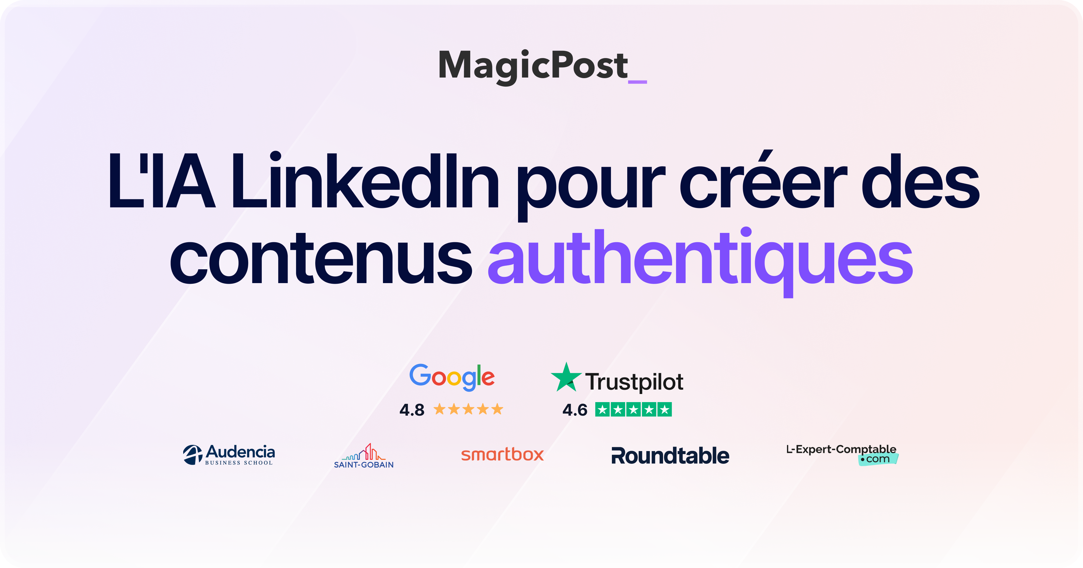 MagicPost : l'IA LinkedIn pour créer des contenus authentiques