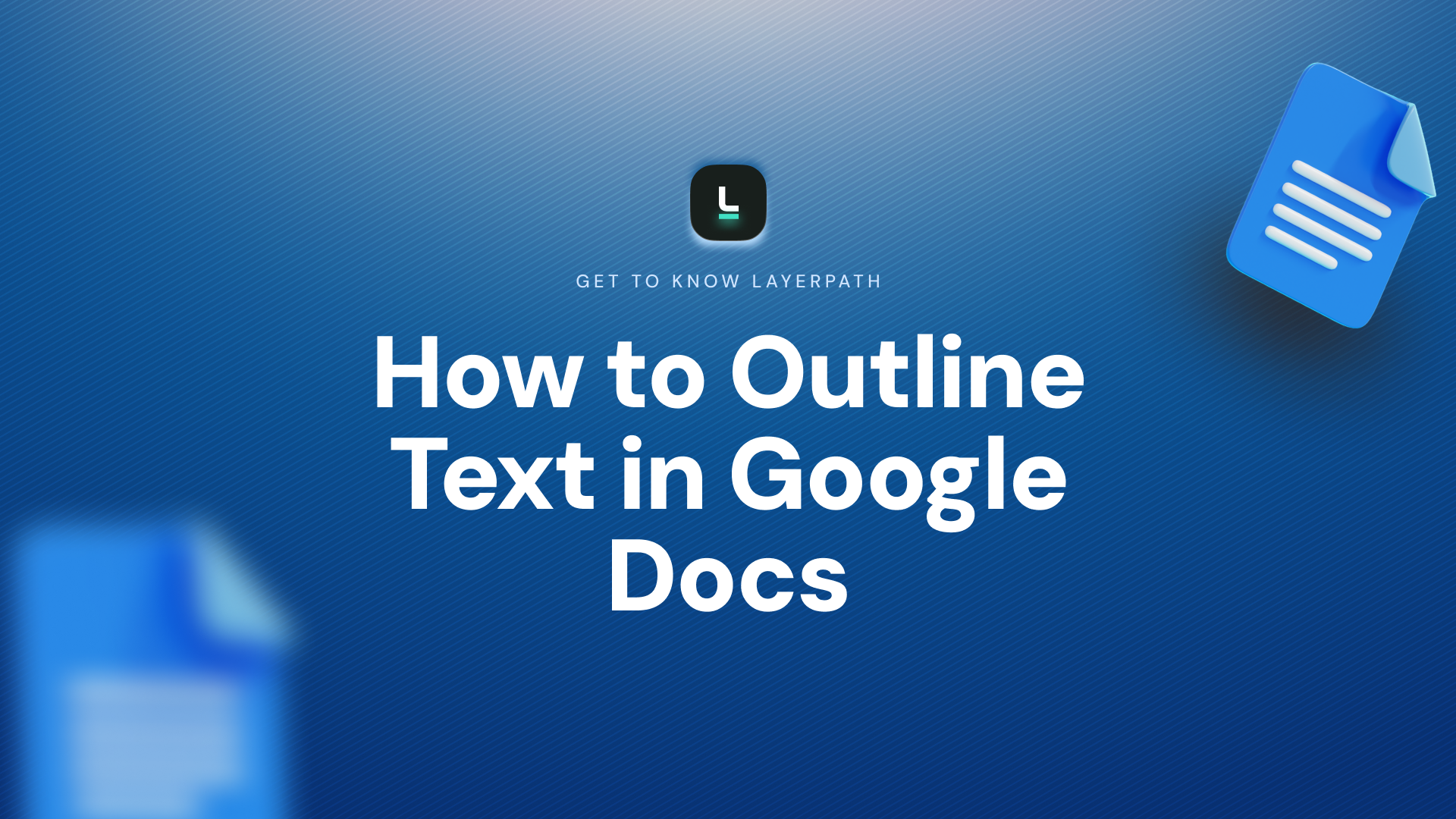 How to Outline Text in Google Docs