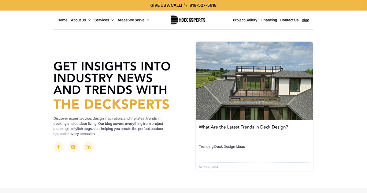 Deck Building Tips & Trends | The Decksperts KC Blog