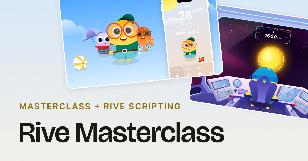 Rive Masterclass - The Complete Rive Animation & Scripting Course
