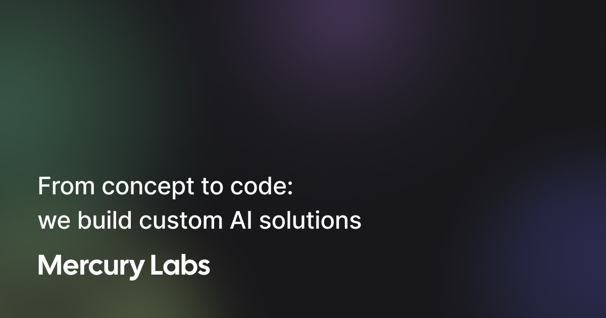 Mercury Labs - AI Partners for Businesses
