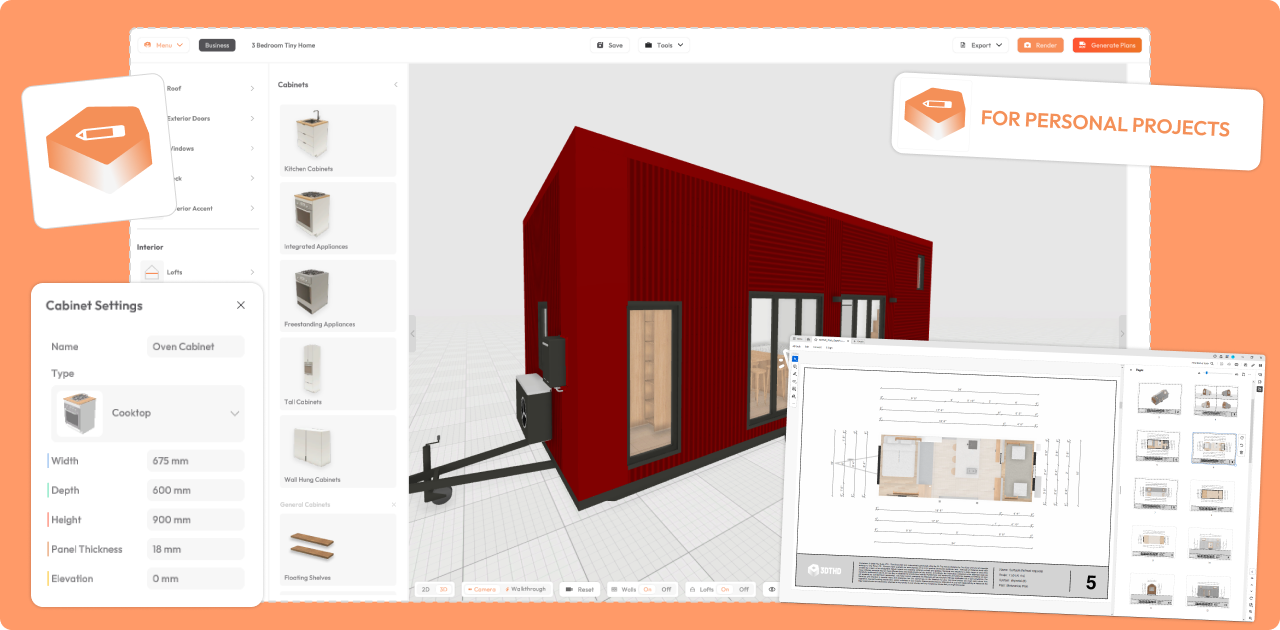 Tiny Easy | 3D Tiny House Designer - Personal Projects