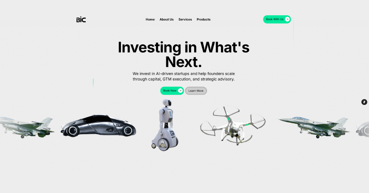 BIC – Strategic Capital & Advisory for AI + Deep Tech Founders