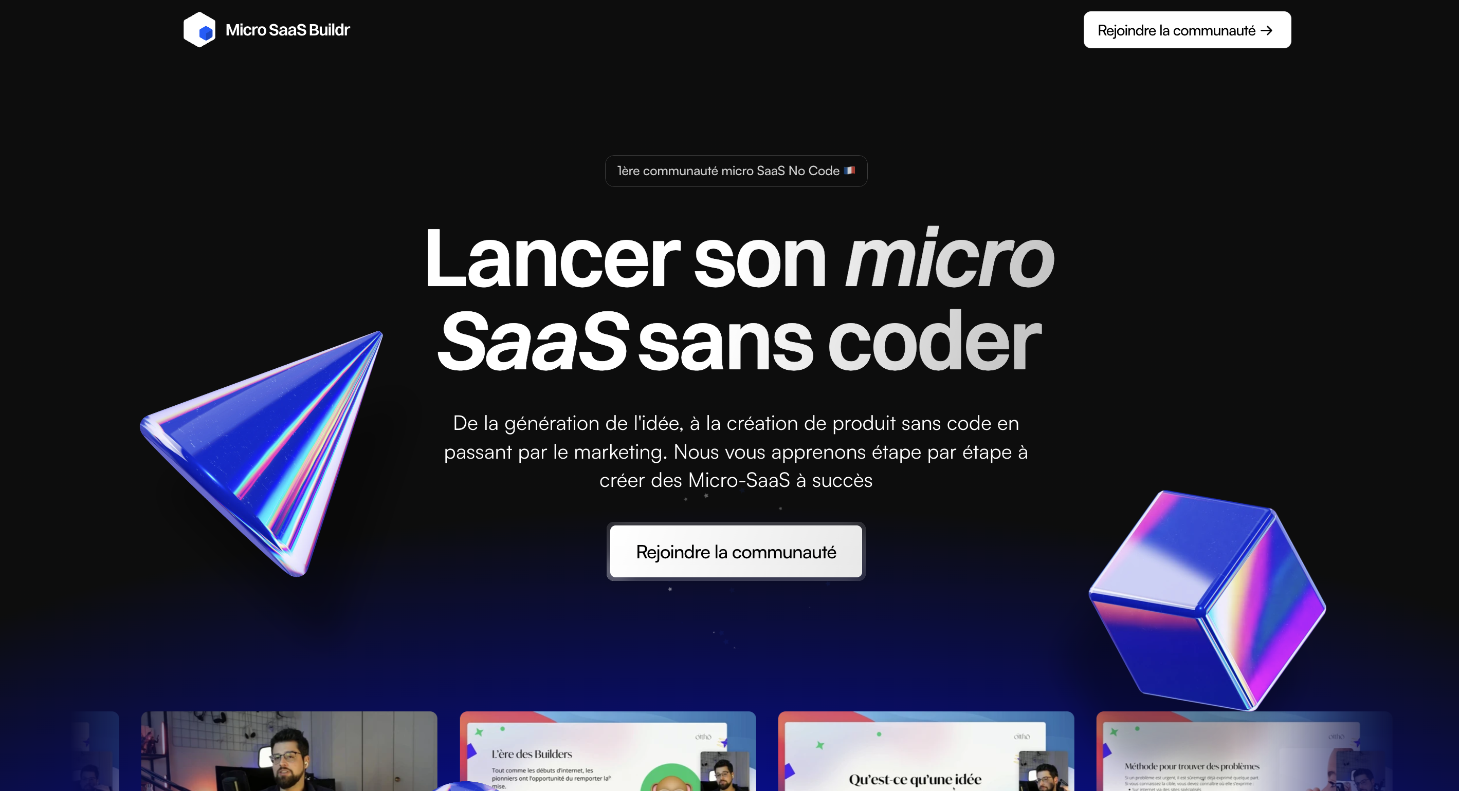 Micro Saas Buildr | Lancer votre micro SaaS sans savoir coder