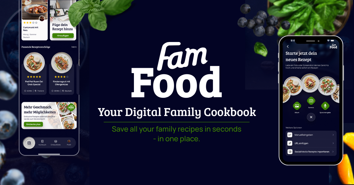 Your Digital Family Cookbook | FamFood.app