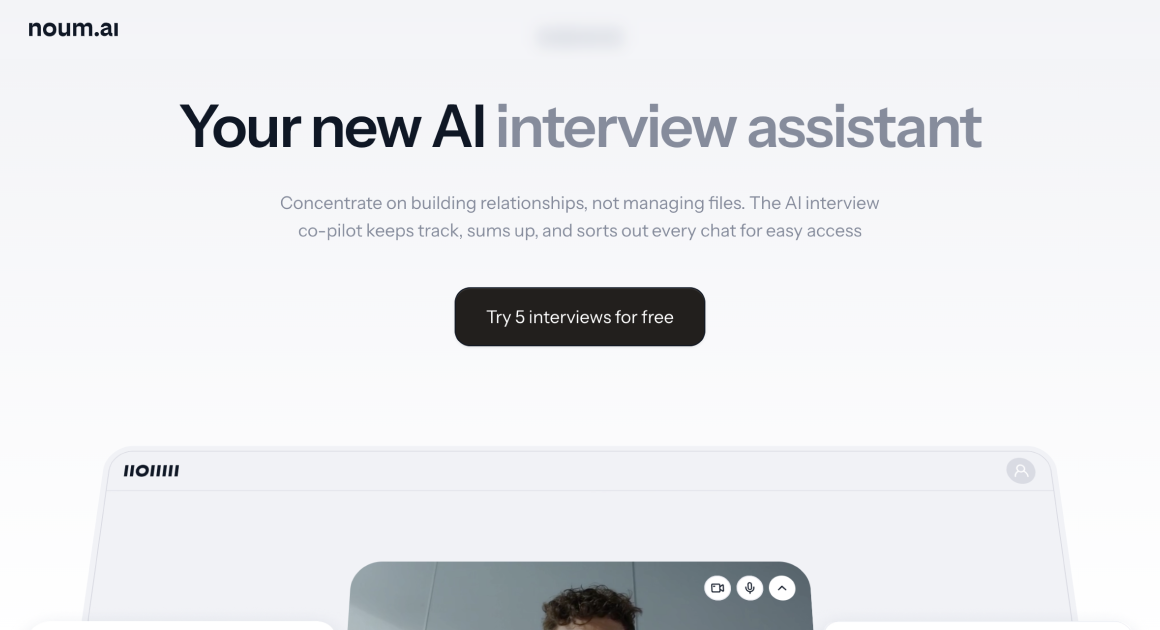 noum.ai • guiding you through interview