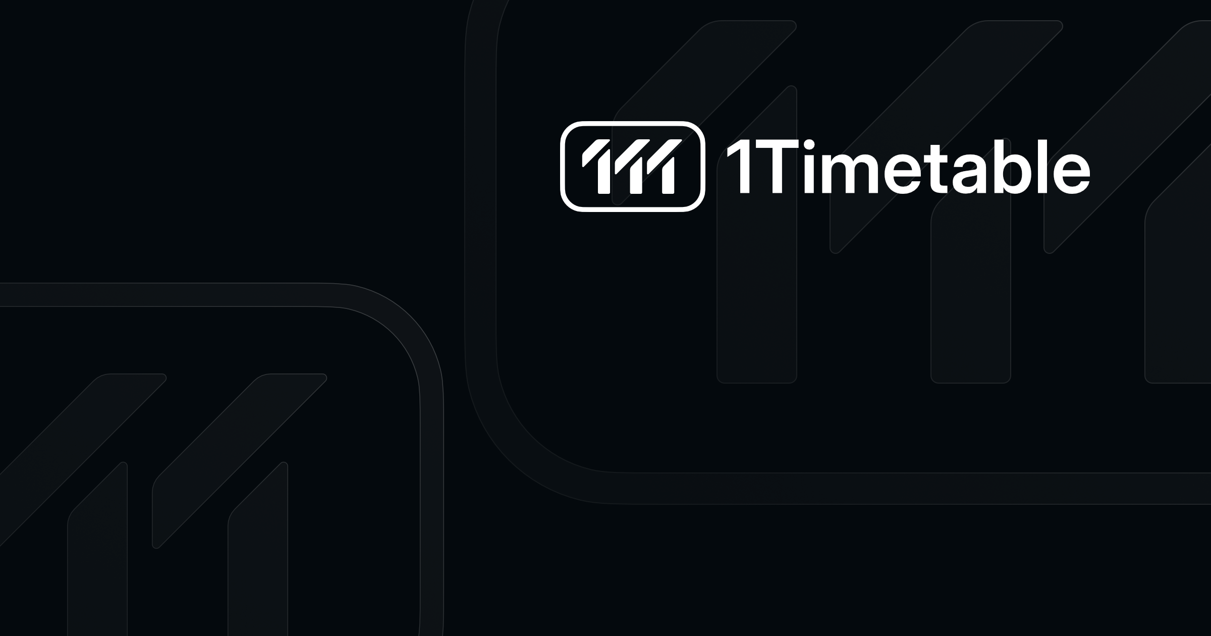 1Timetable | Delivering an integrated railway